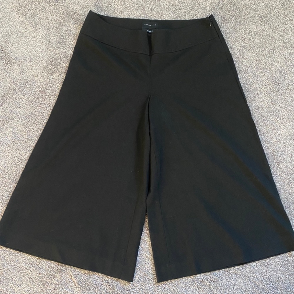 The Limited Cassidy Fit Wide Leg Capri Pants Gem